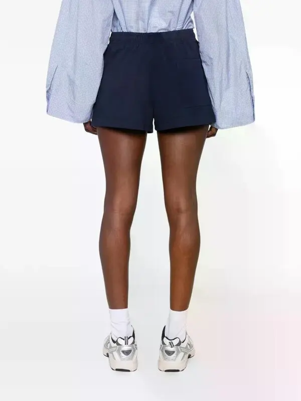 SPORTY & RICH Logo-embroidered Drawstring Shorts