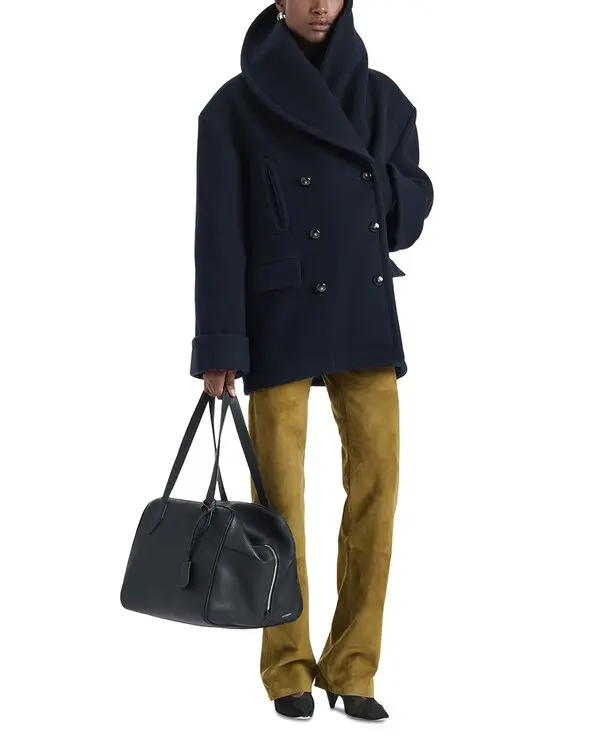 Altuzarra Double Breasted Wool Blend Coat
