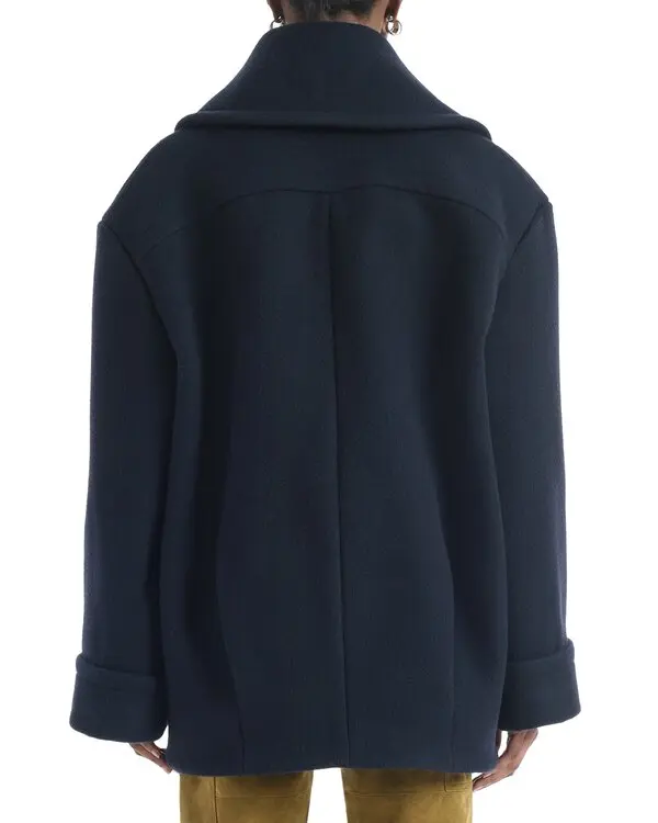 Altuzarra Double Breasted Wool Blend Coat