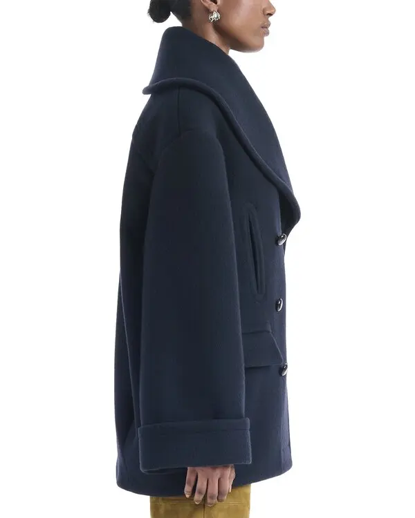 Altuzarra Double Breasted Wool Blend Coat