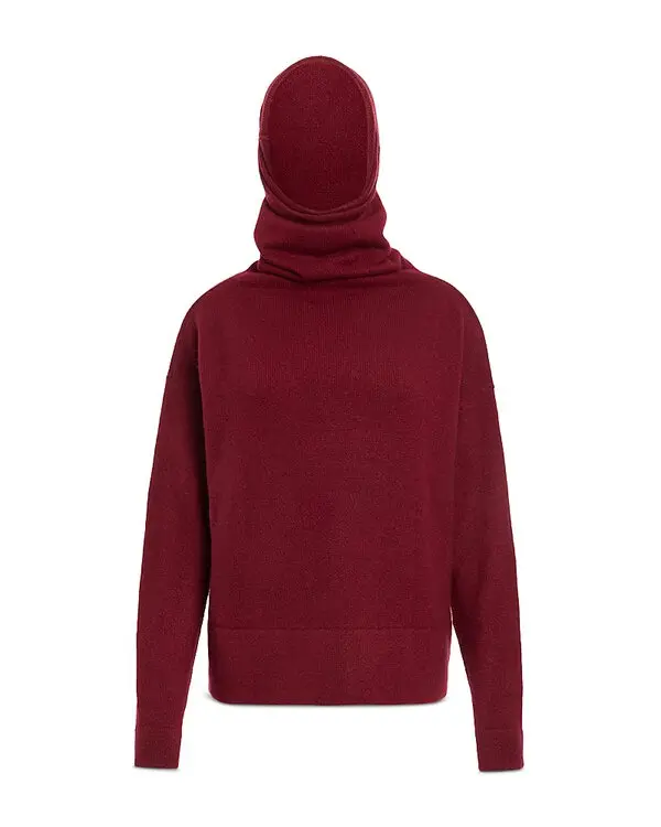 Altuzarra Lester Cashmere Hooded Sweater - Grenache