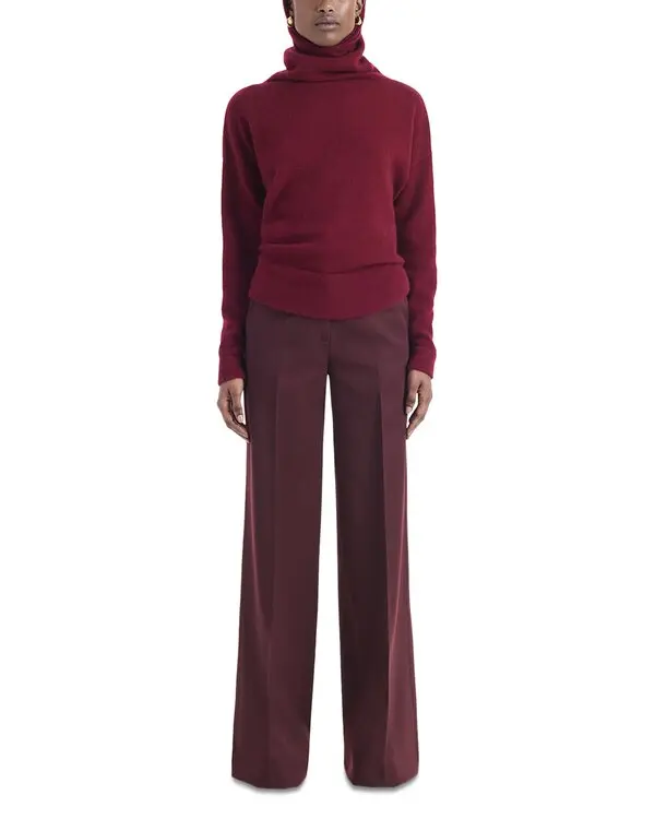Altuzarra Lester Cashmere Hooded Sweater - Grenache