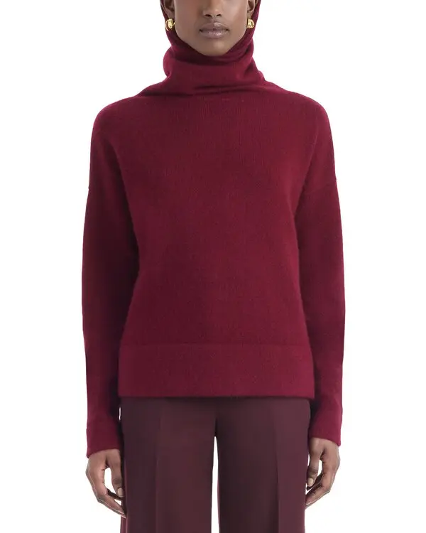 Altuzarra Lester Cashmere Hooded Sweater - Grenache
