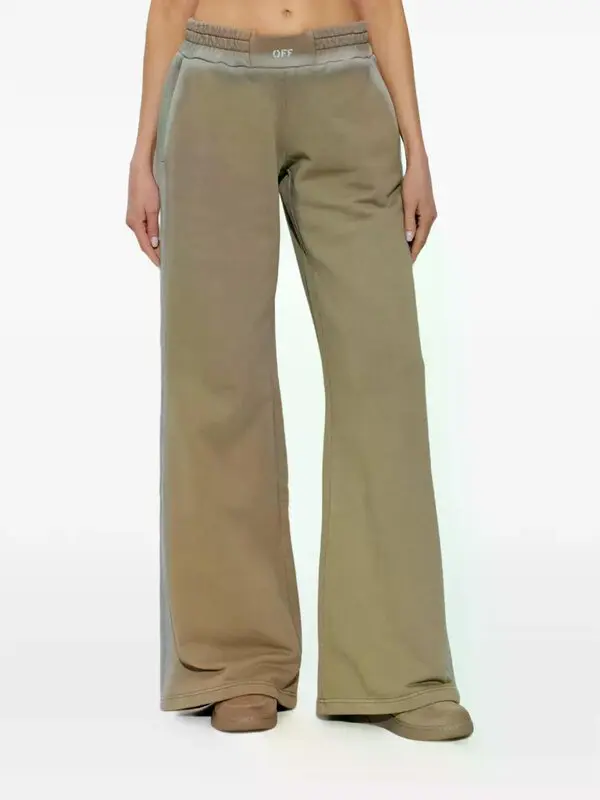 Off-White Logo-print Wide-leg Track Pants