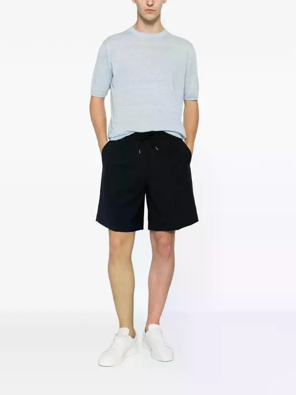 BRIGLIA 1949 Pleated Drawstring Shorts