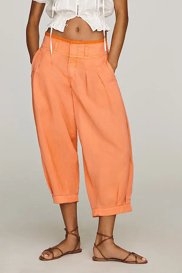 PILCRO Balloon Jogger Pants - Persimmon