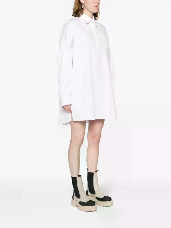 Moschino Patch Cotton Shirtdress
