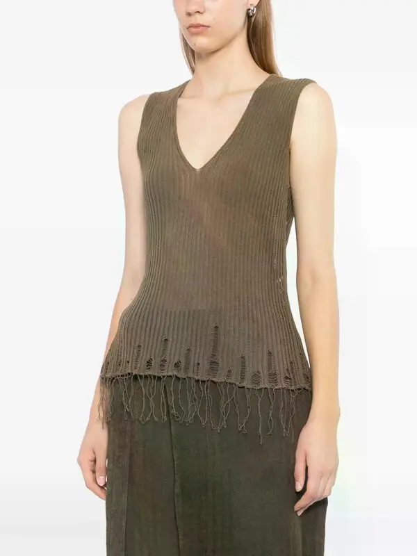 UMA WANG Frayed Vest