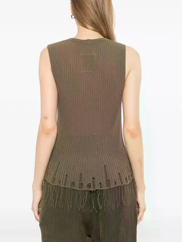 UMA WANG Frayed Vest