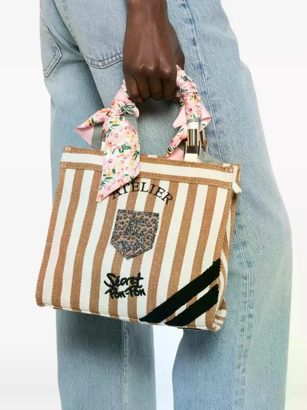 SECRET PON-PON Small Saint Tropez Tote Bag