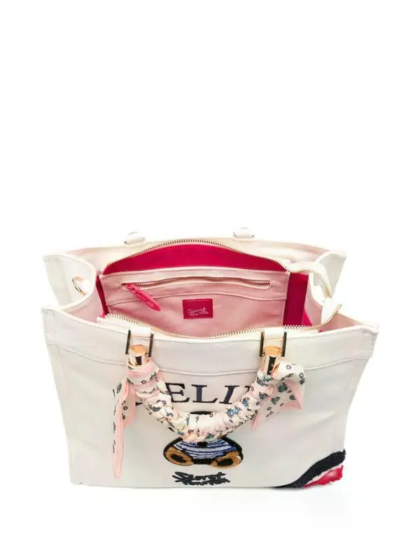 SECRET PON-PON Saint Tropez Teddy-patch Shoulder Bag