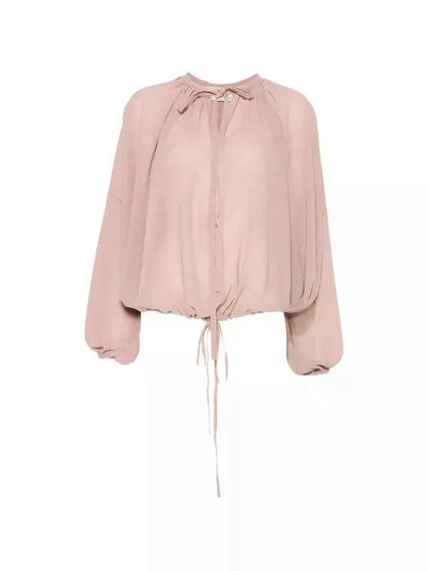 THE M.. Elvira Blouse - Neutrals