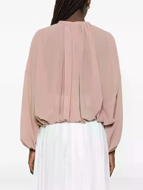 THE M.. Elvira Blouse - Neutrals