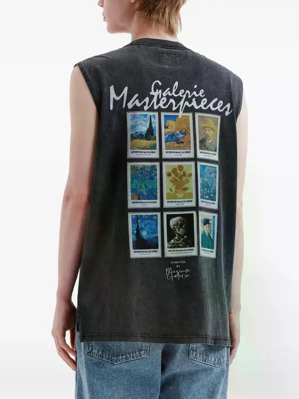 MUSIUM DIV. Graphic-print Sleeveless T-shirt