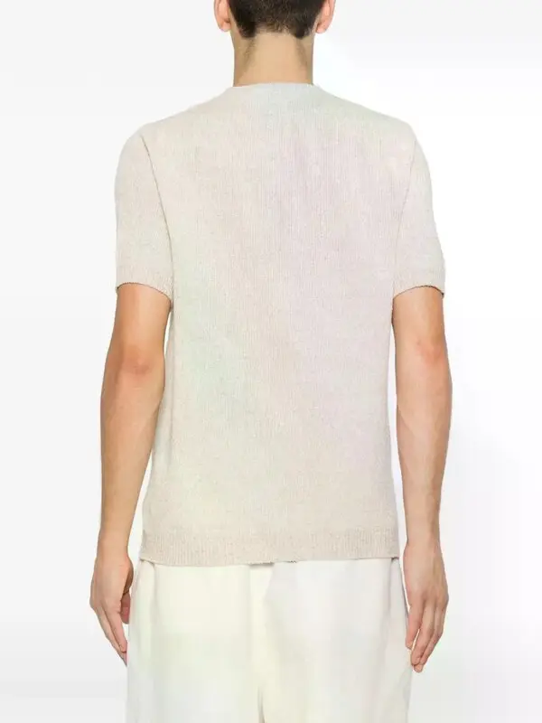 JEORDIE'S Short-sleeve Knitted Sweater