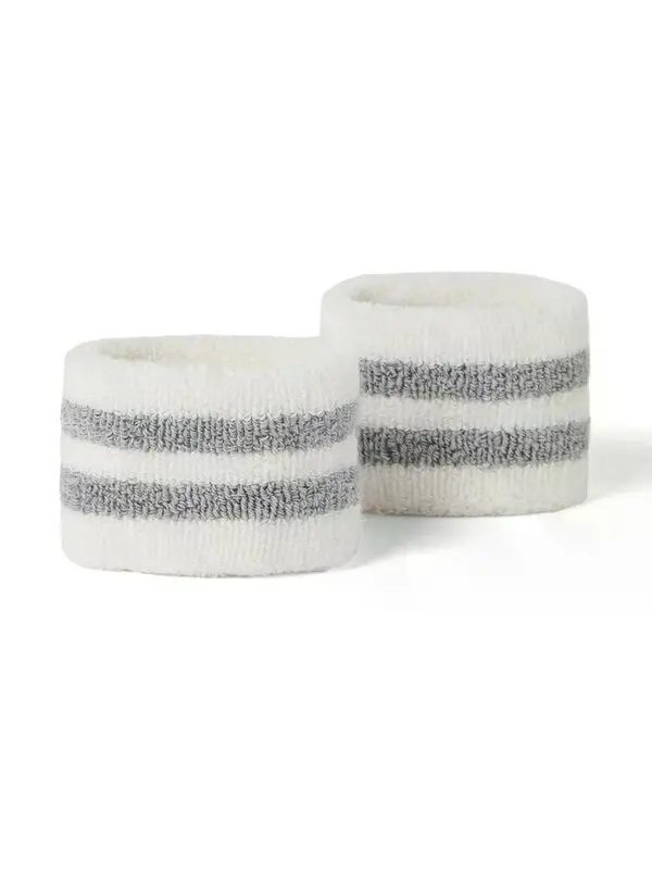 Brunello Cucinelli Striped Cotton Cuffs