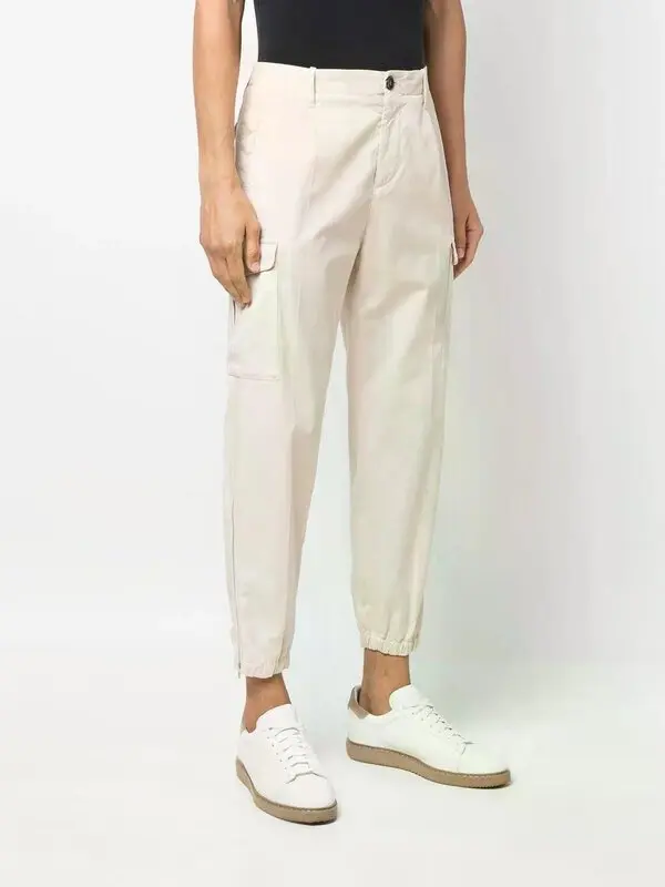Brunello Cucinelli Pressed-creased Multi-pocket Straight-leg Trousers