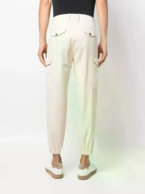 Brunello Cucinelli Pressed-creased Multi-pocket Straight-leg Trousers