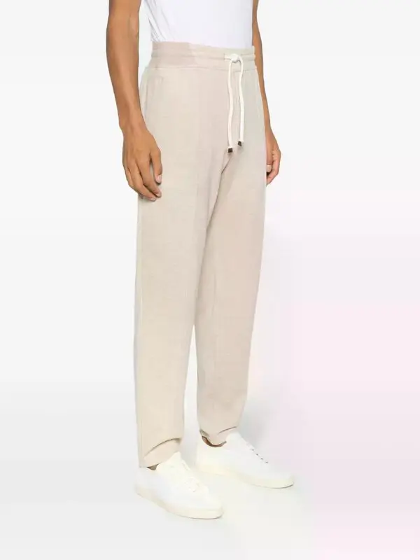 Brunello Cucinelli Drawstring-waist Cashmere Trousers