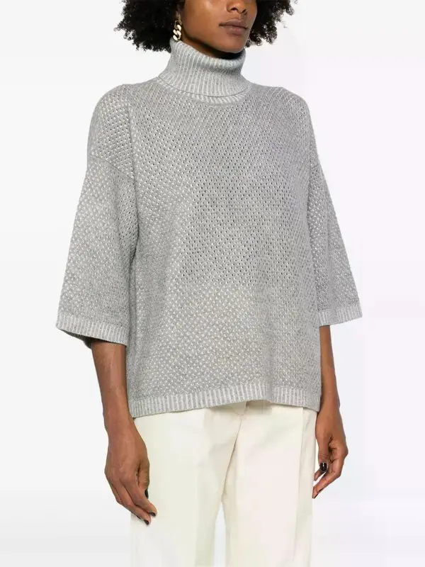 Fabiana Filippi Roll-neck Wool-blend Jumper