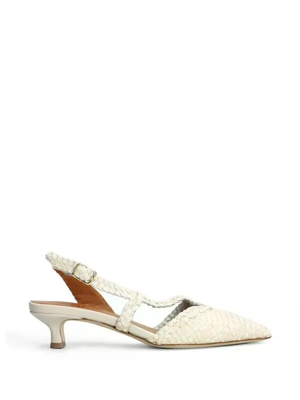 L'ARIANNA Ariadne Woven Slingback Pumps