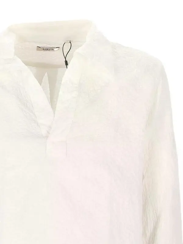 Altea Crinkled-finish Long-sleeve Shirt