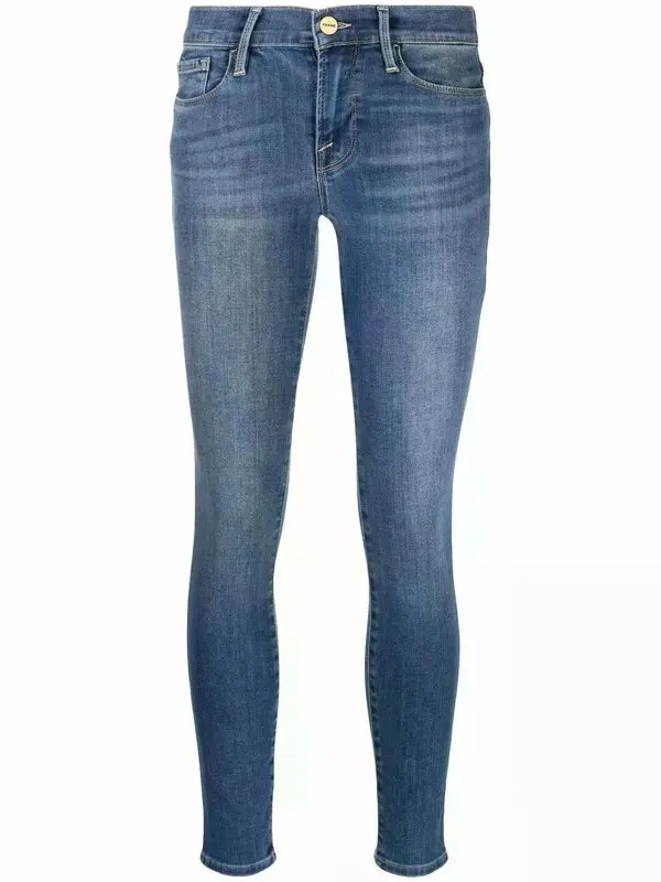 FRAME Low-rise Skinny Jeans