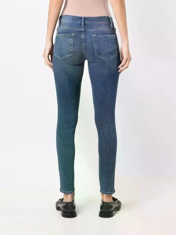 FRAME Low-rise Skinny Jeans