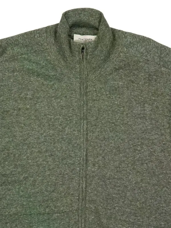 PIACENZA CASHMERE 1733 Zip-up Knitted Cardigan