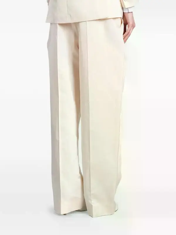 Magda Butrym Pleated Straight-leg Trousers