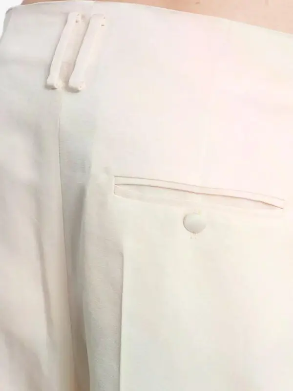 Magda Butrym Pleated Straight-leg Trousers