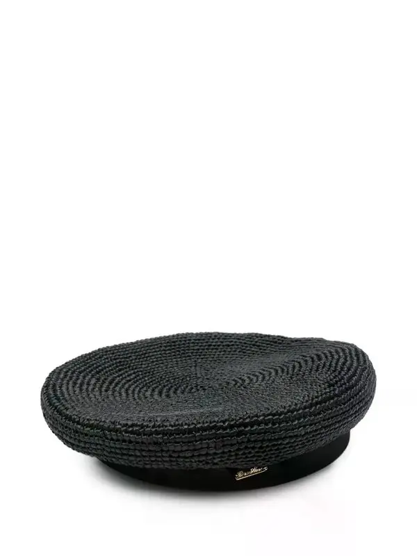 Borsalino Logo Plaque Beret