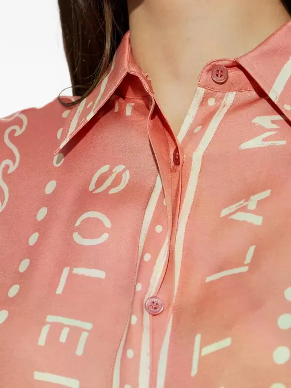 Balmain Graphic Print Shirt