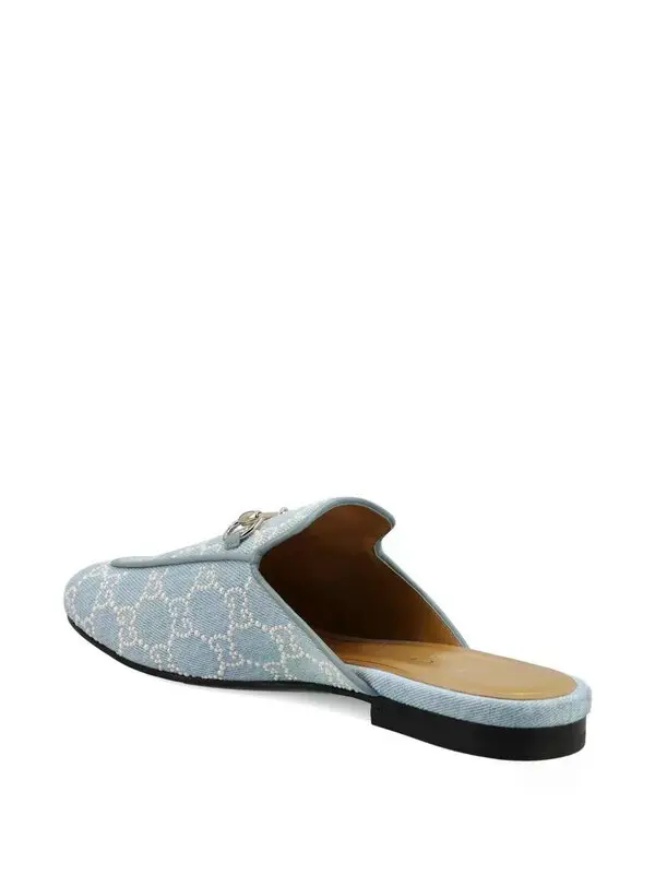 Gucci Princetown Slipper With Pearls And Horsebit Detail