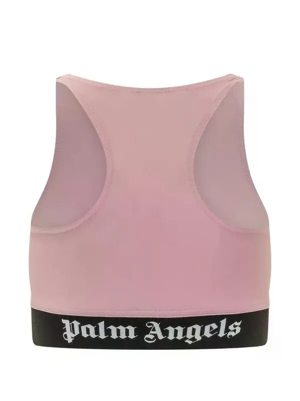 Palm Angels Logo-underband Racerback Top