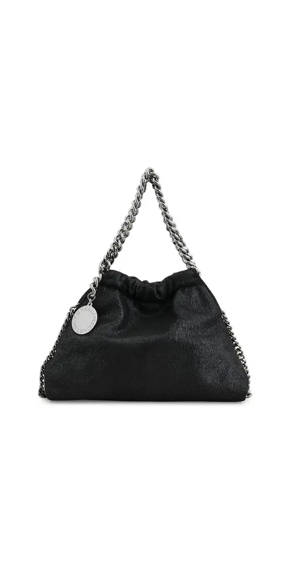 Stella McCartney Falabella Mini Drawstring Bag - Black