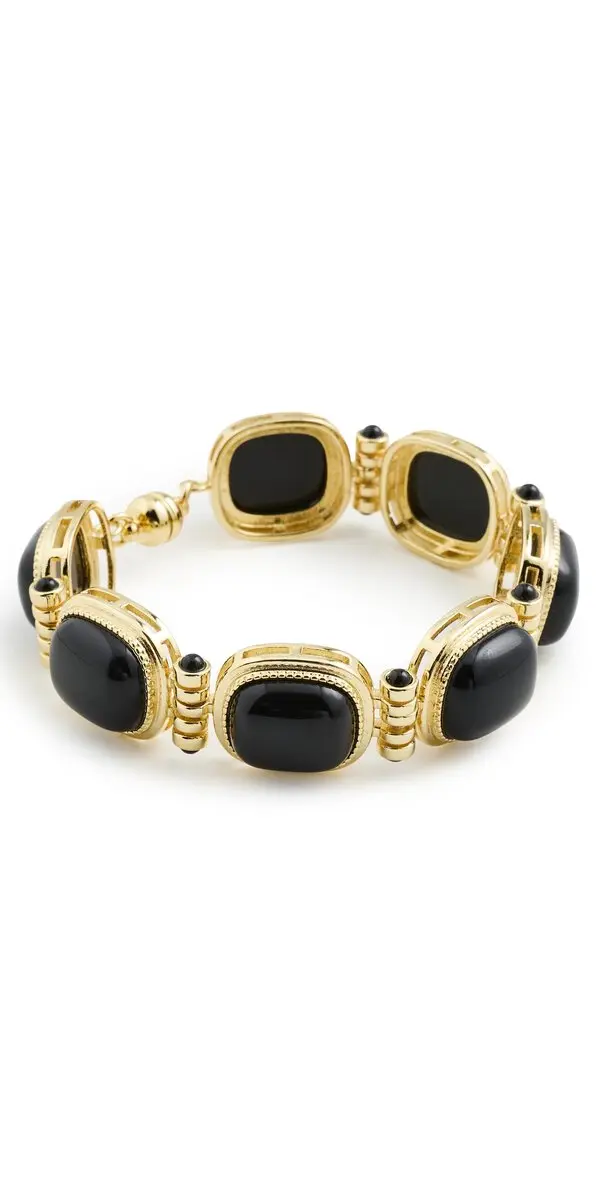LUV AJ Midnight Mesa Beaded Bracelet - Gold