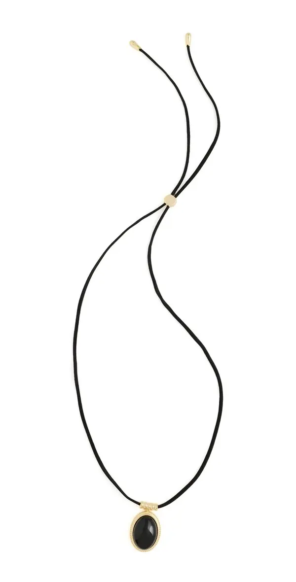 LUV AJ The Midnight Mesa Cord Necklace - Gold