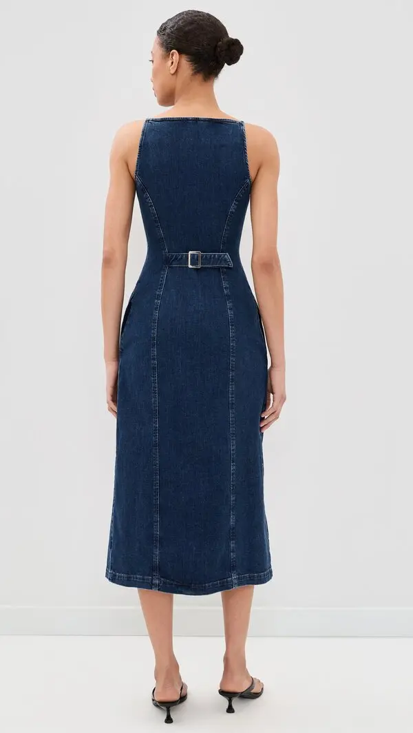 ALIGNE Santiago Denim Button Dress