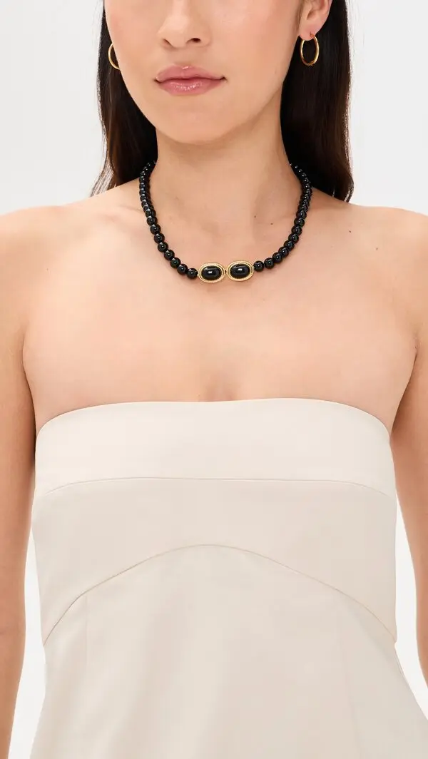 LUV AJ The Midnight Mesa Beaded Necklace