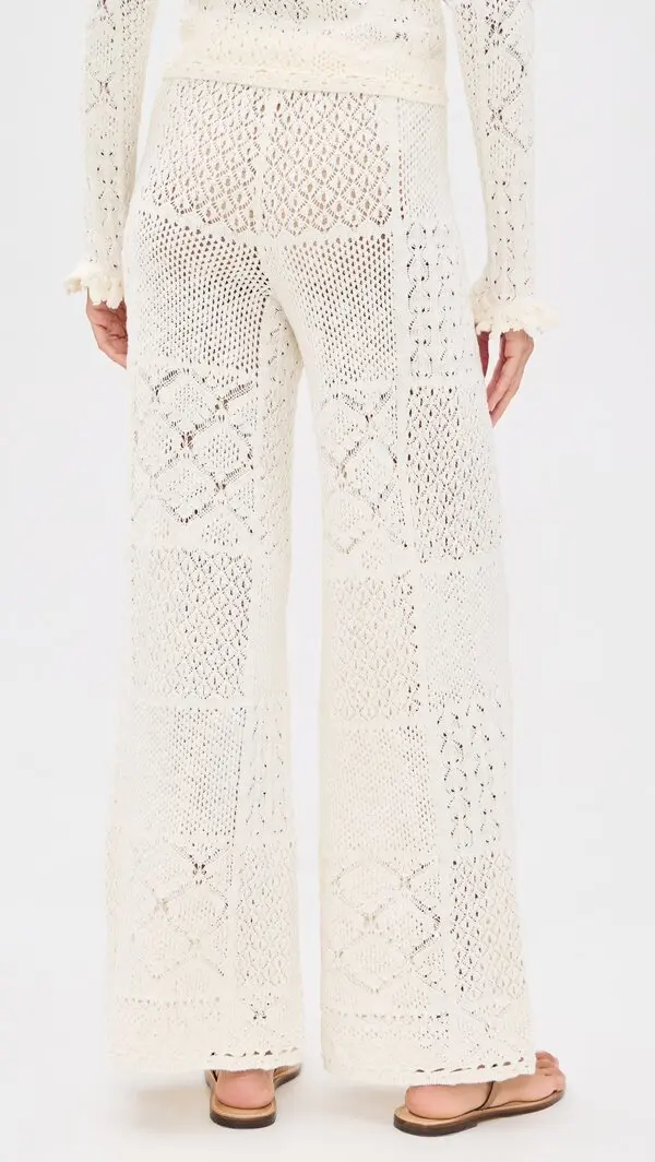 Ba&sh Santy Wide Leg Knit Pants