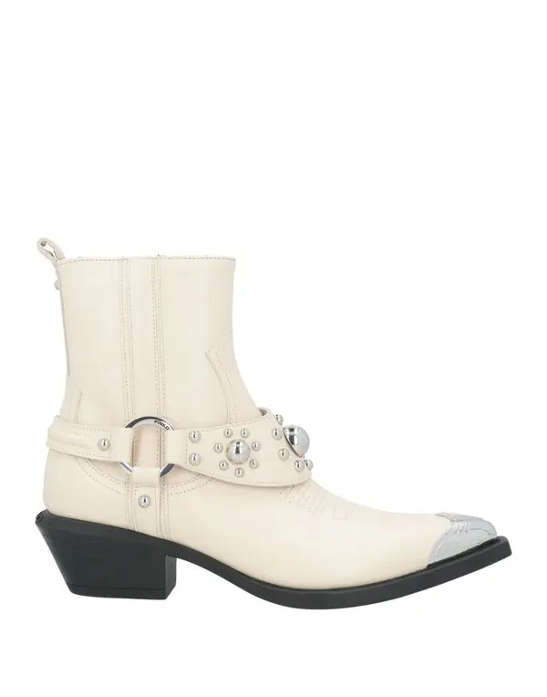 Pinko Calfskin Ankle Boots