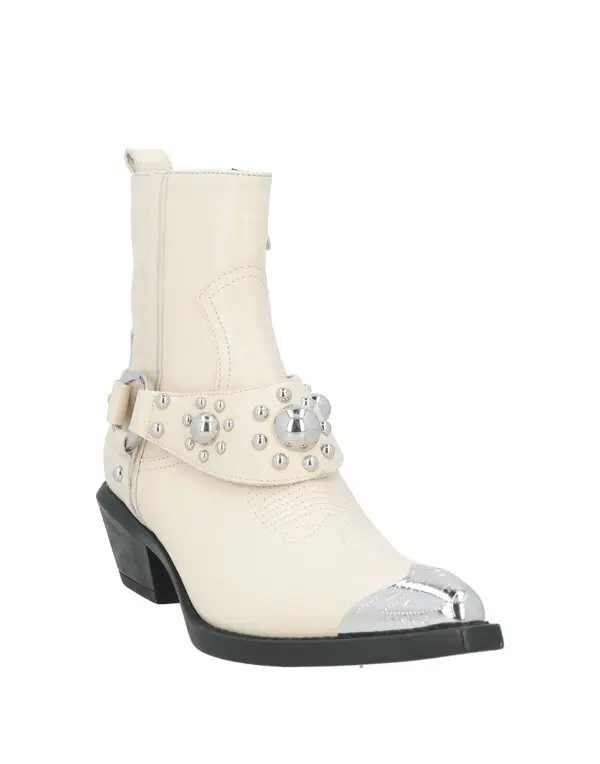Pinko Calfskin Ankle Boots