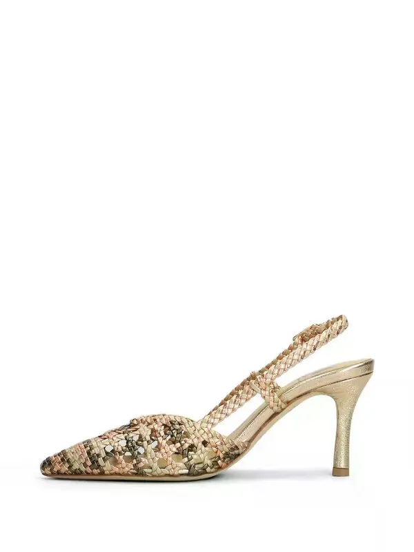L'ARIANNA Woven Slingback Pumps