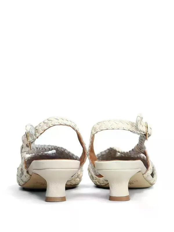 L'ARIANNA Woven Slingback Pumps
