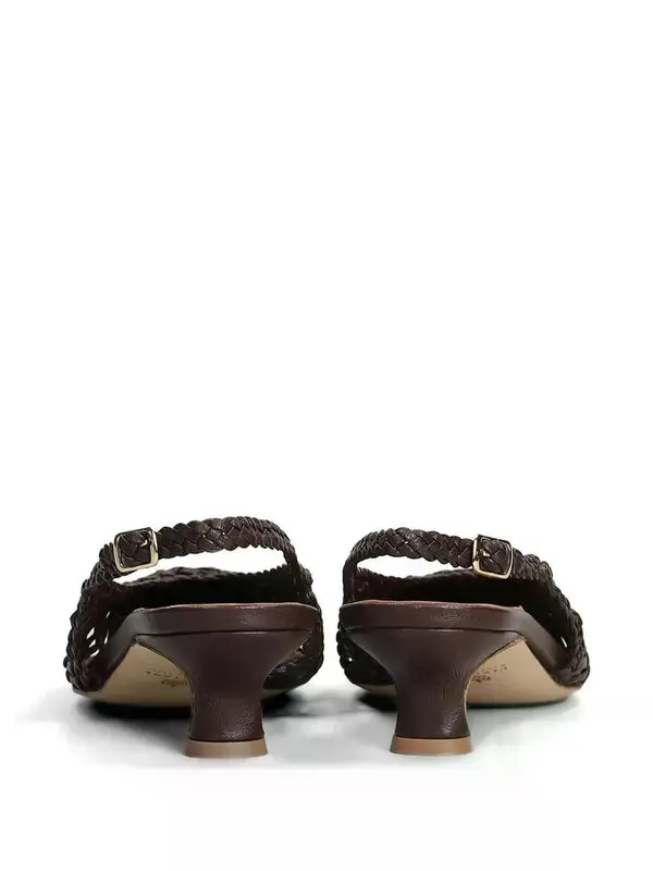 L'ARIANNA Woven Slingback Pumps