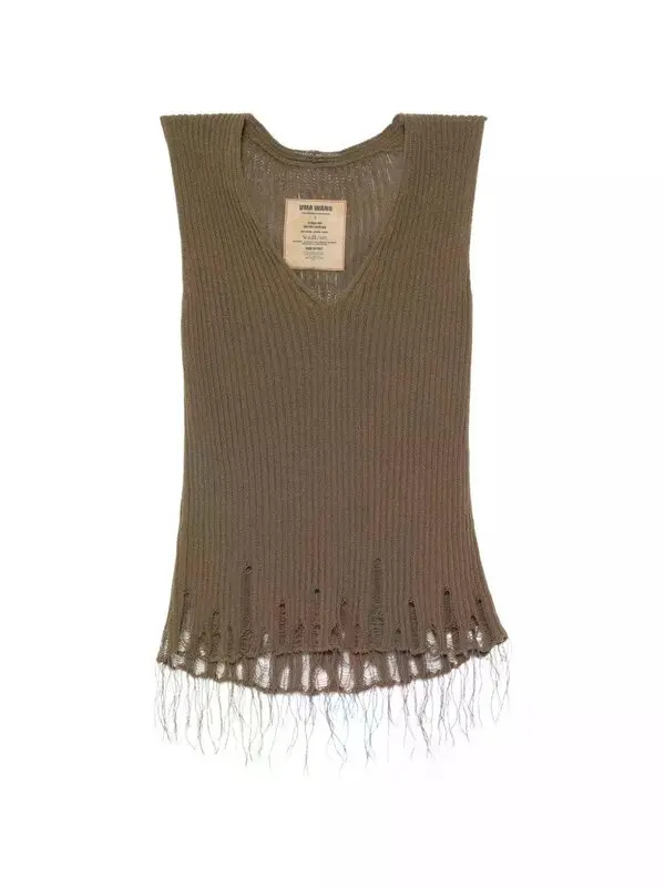 UMA WANG Frayed Vest
