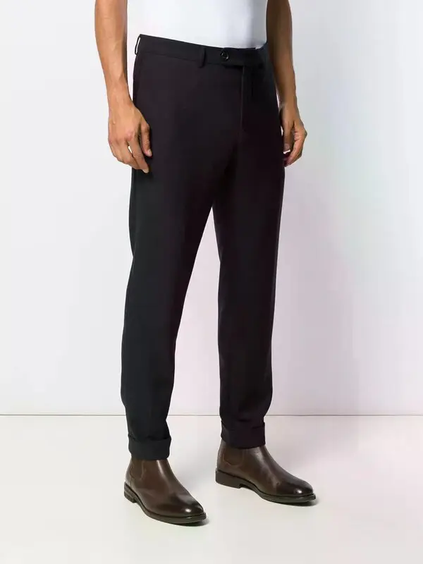 Brunello Cucinelli Virgin Wool Flannel Leisure Fit Trousers
