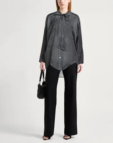 Pinko Viscose Blend Bow Blouse