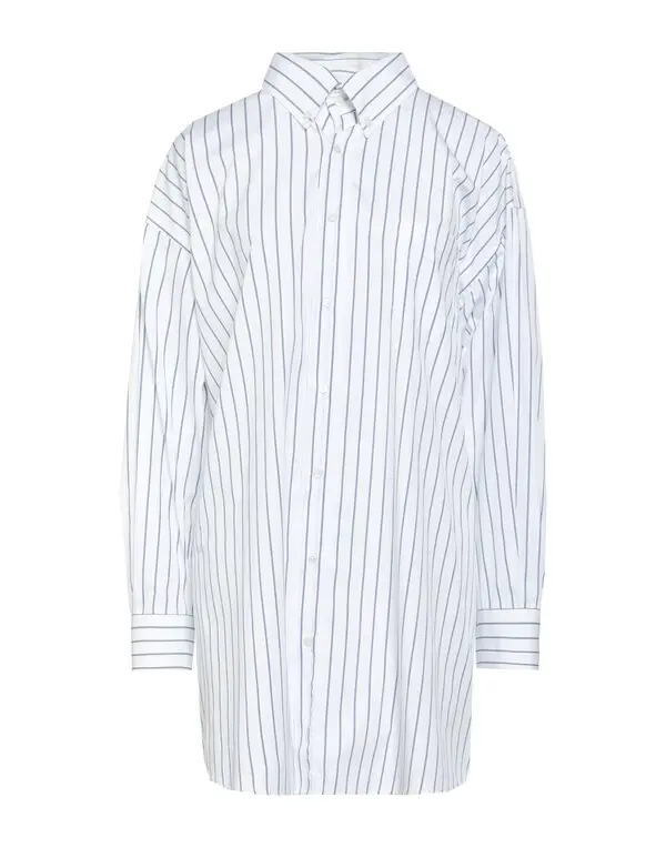 Fabiana Filippi Striped Cotton Poplin Long Shirt